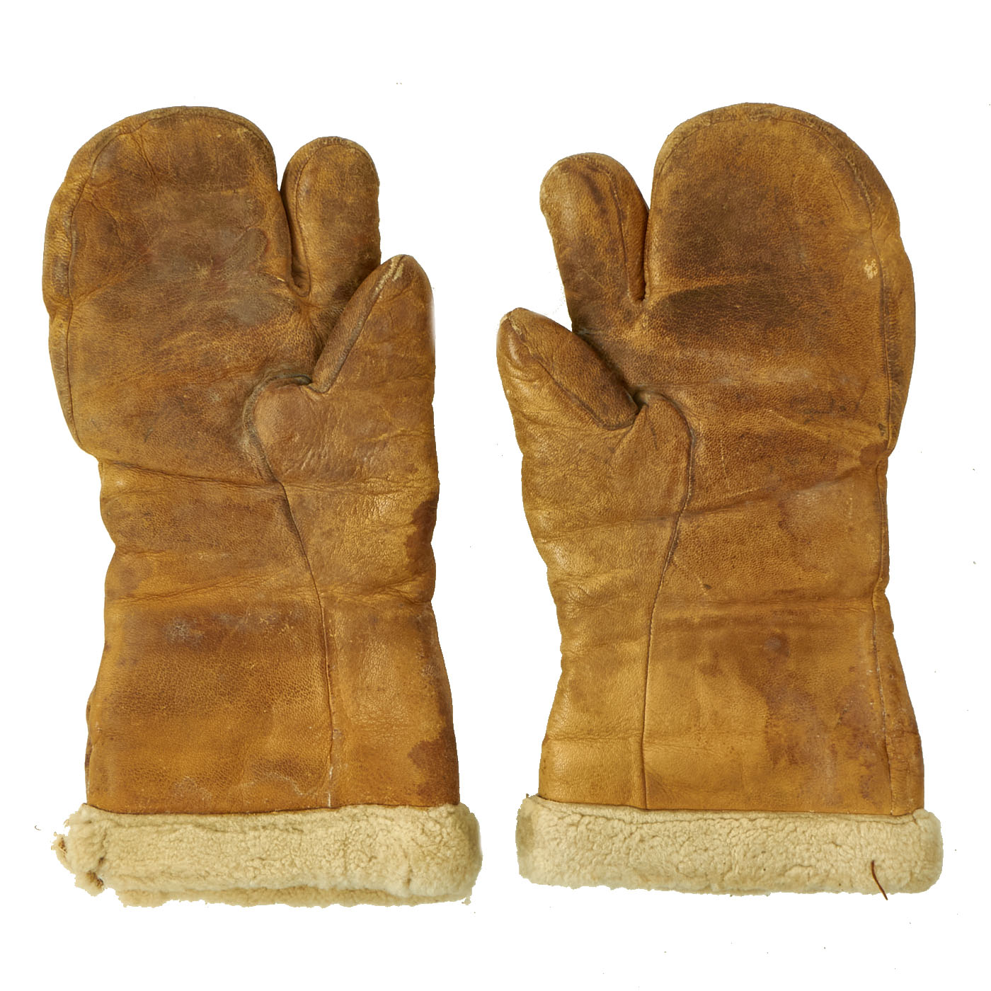 Original U.S. WWII Army Air Forces Gunner’s A-9A Leather Flying Mitten ...