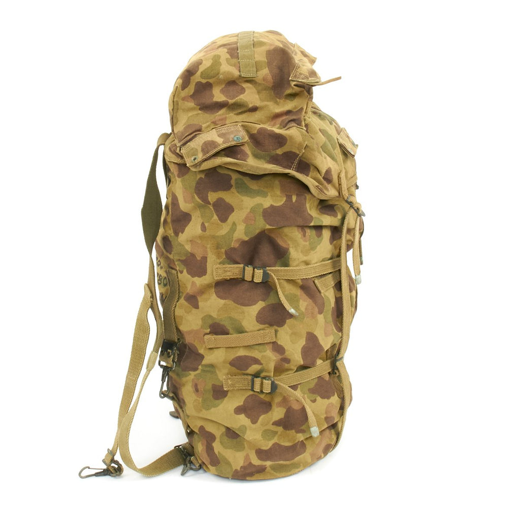Original U.S. WWII M1943 Camouflage Jungle Pack - Hinson Manufacturing ...