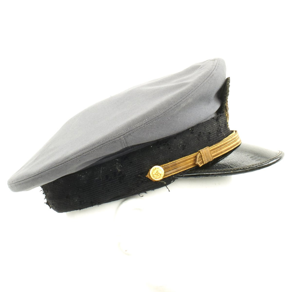 Original U.S. WWII Naval Officer Gray "The Commodore" Combination Viso ...