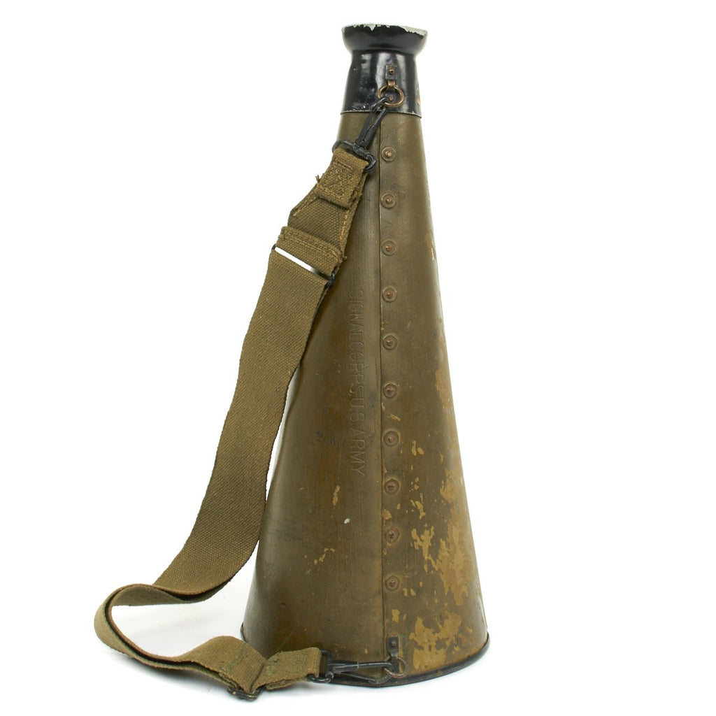 Original U.S. WWII U.S. Army Signal Corps Type 64 Megaphone ...