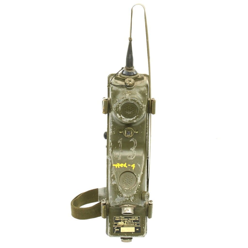 Original U.S. Vietnam War RT-196/PRC-6 Radio Receiver Transmitter ...