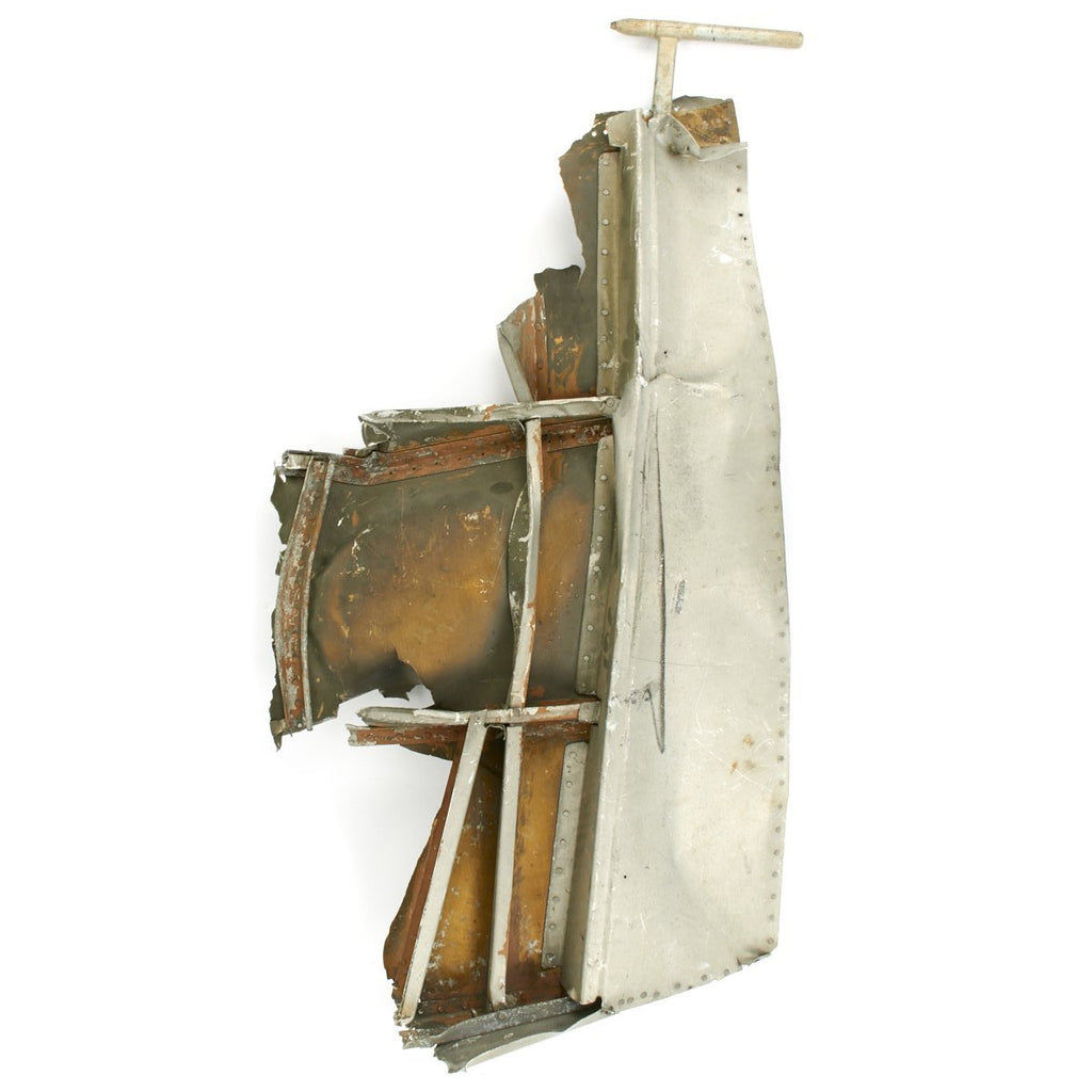 Original German WWII Luftwaffe Messerschmitt Bf 109 Crashed Rudder ...