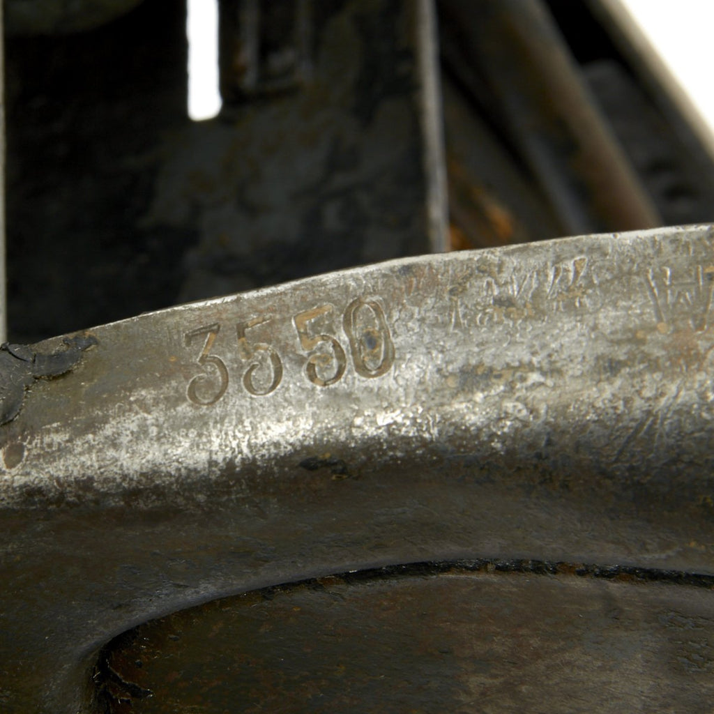 Original Imperial German WWI MG 08 Maxim Machine Gun Sled Mount - Seri ...