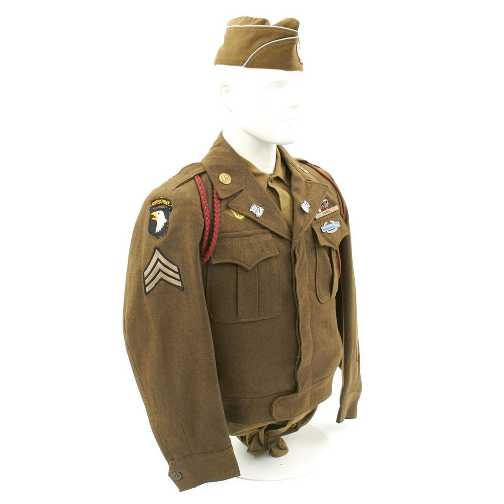 Original U.S. WWII 101st Airborne 506th PIR Named Uniform Grouping - B ...