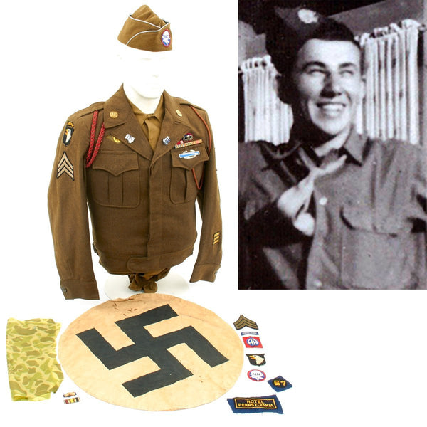 Original U.S. WWII 101st Airborne 506th PIR Named Uniform Grouping - B ...
