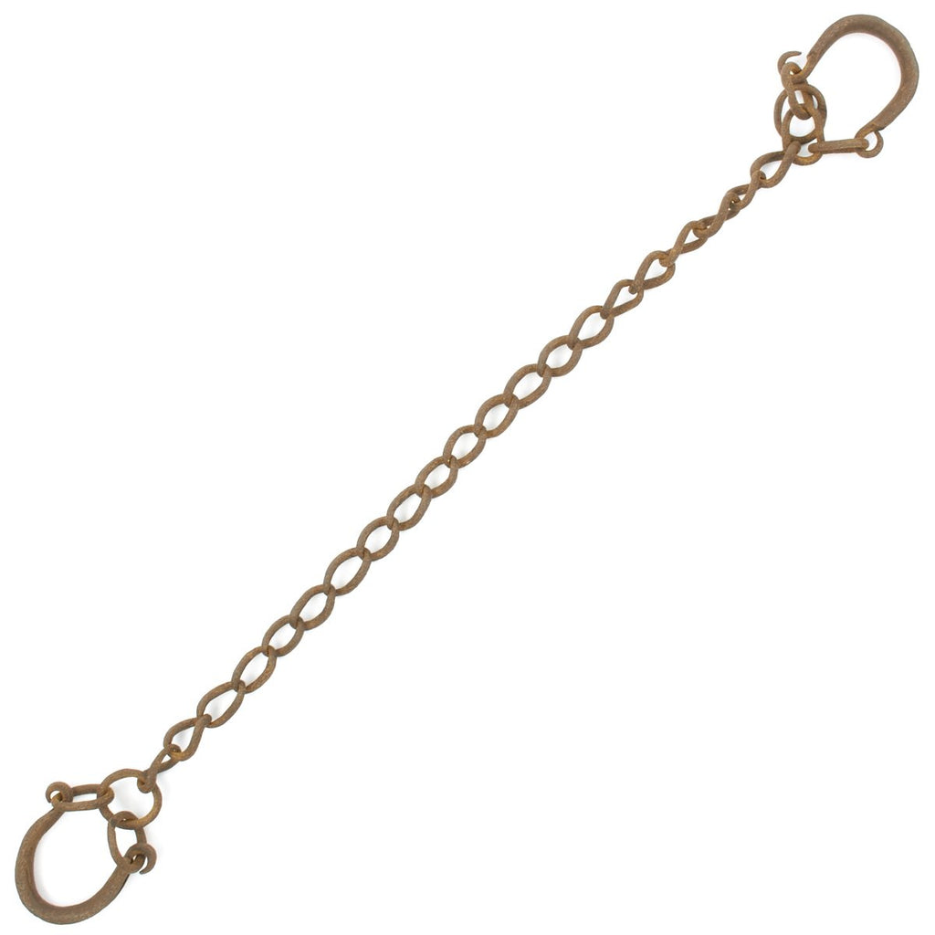 Original British 18th Century Wrought Iron Chain Gang or Slave Trade L ...