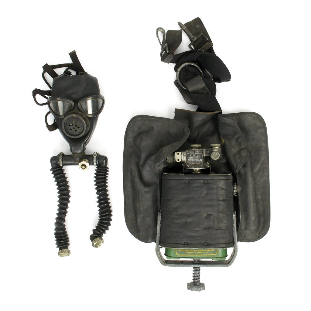 Original U.S. WWII Navy Oxygen Breathing Rescue Apparatus Type A-1 ...