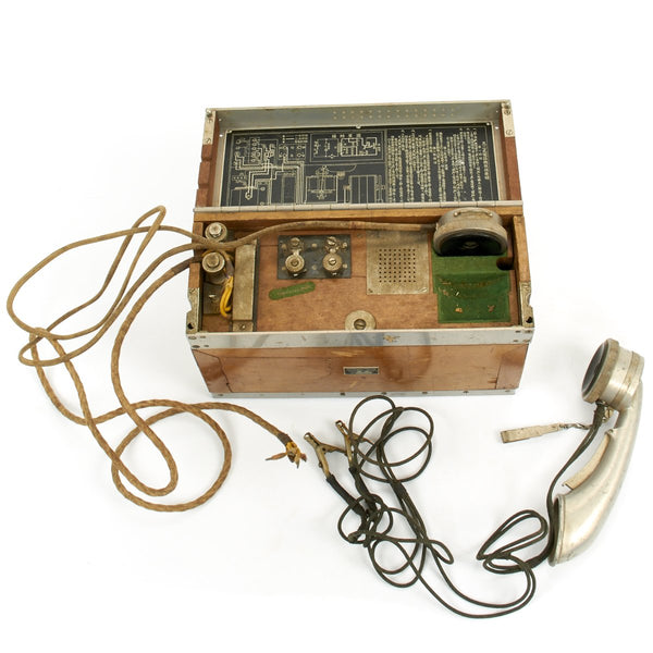 Original Japanese WWII Type 92 Field Phone – International Military ...