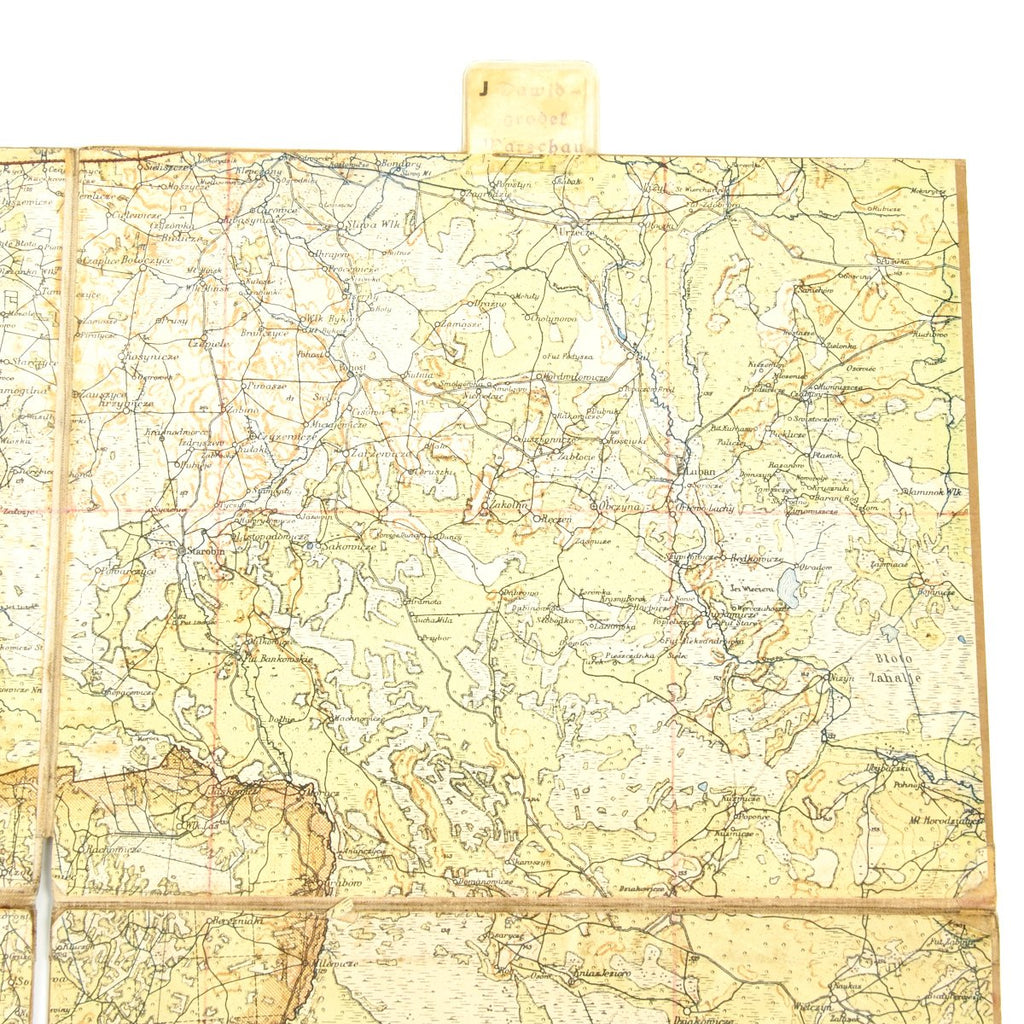 Original German WWII Luftwaffe Navigator Maps of Poland and Germany ...