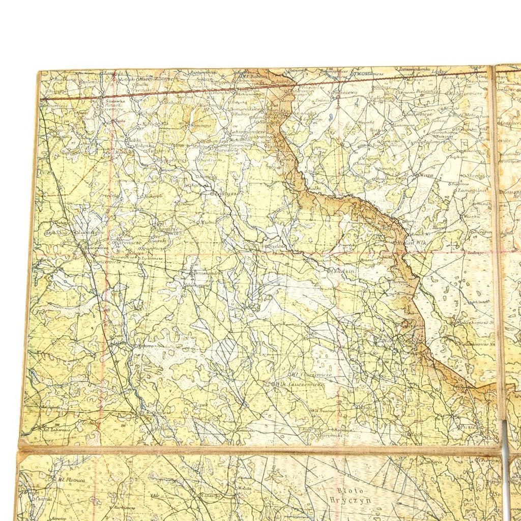 Original German WWII Luftwaffe Navigator Maps of Poland and Germany ...