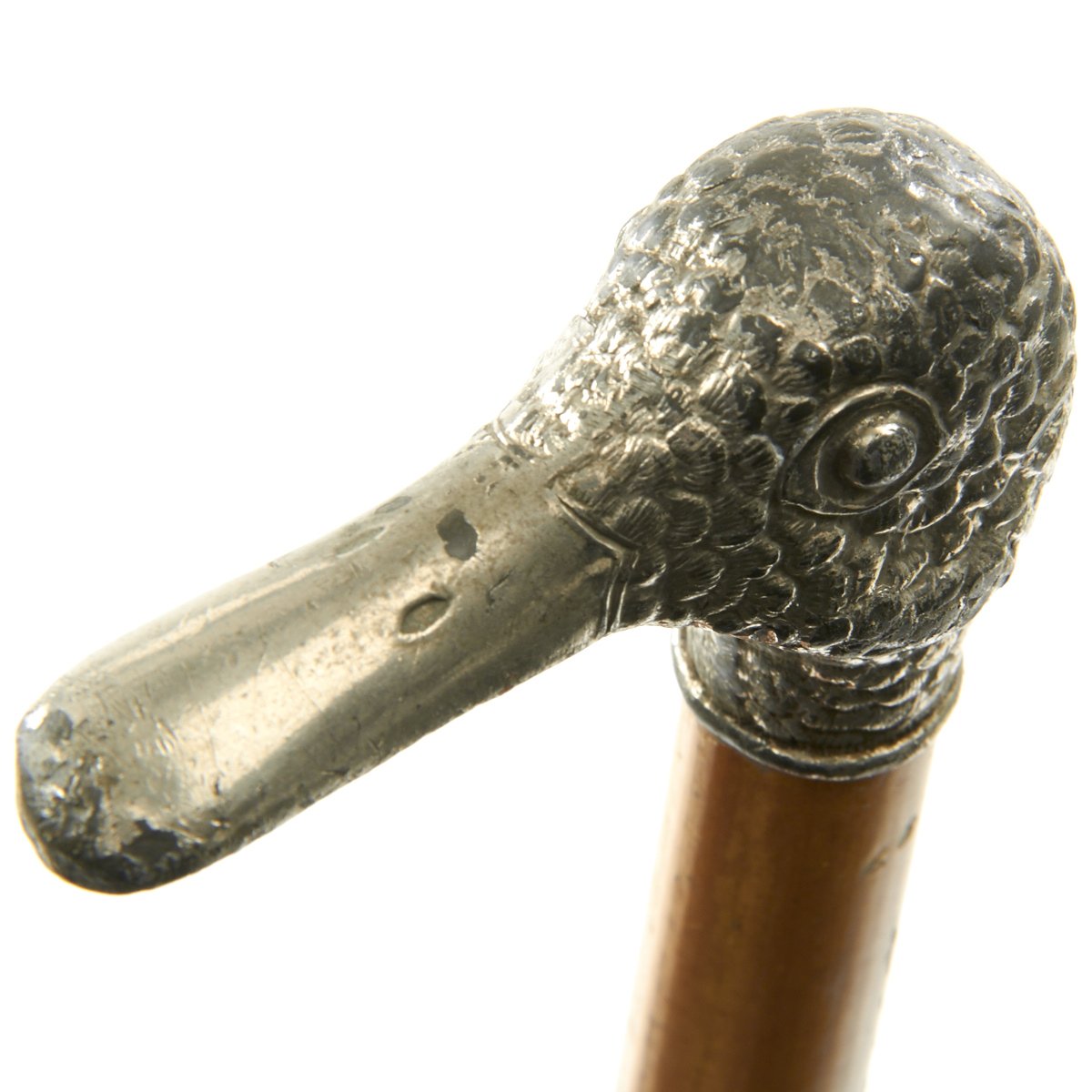 Original German WWI Duck's Head Swagger Stick named to Flying Ace Geor ...