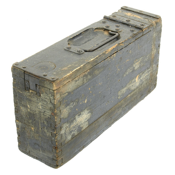 Original German WWI Maxim MG 08 Wooden Ammunition Crate for 250 Round ...