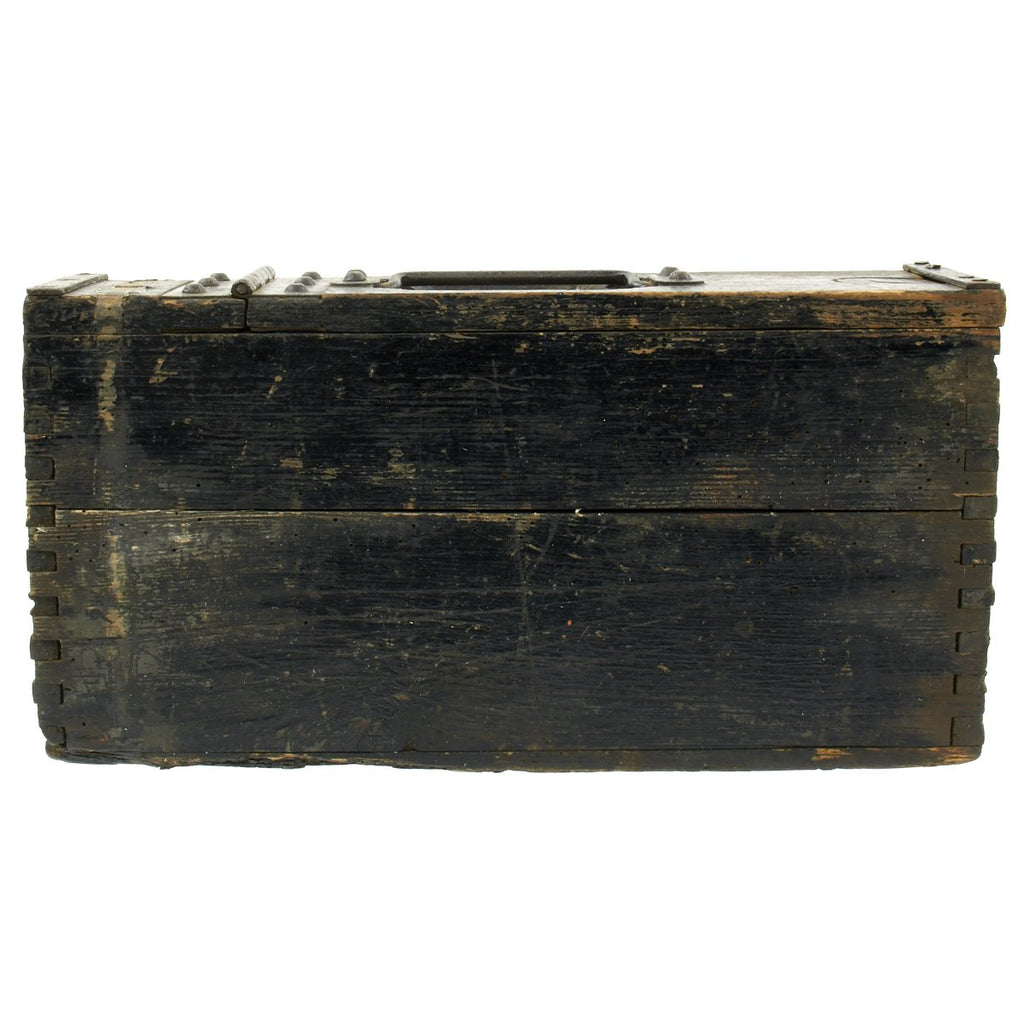 Original German WWI Maxim MG 08 Wooden Ammunition Crate for 250 Round ...