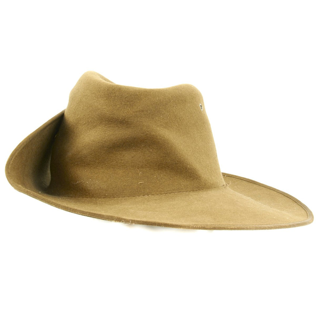 Original WWII Australian Felt "AKUBRA" Slouch Hat by Dunkerley - as us ...