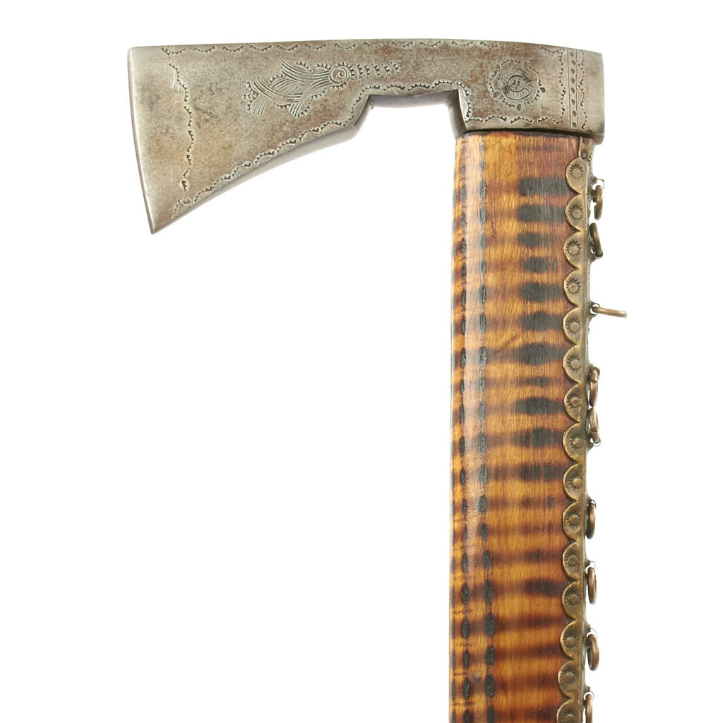 Original German Late 18th Century Saxon Guild Parade Axe with Faux Fig ...