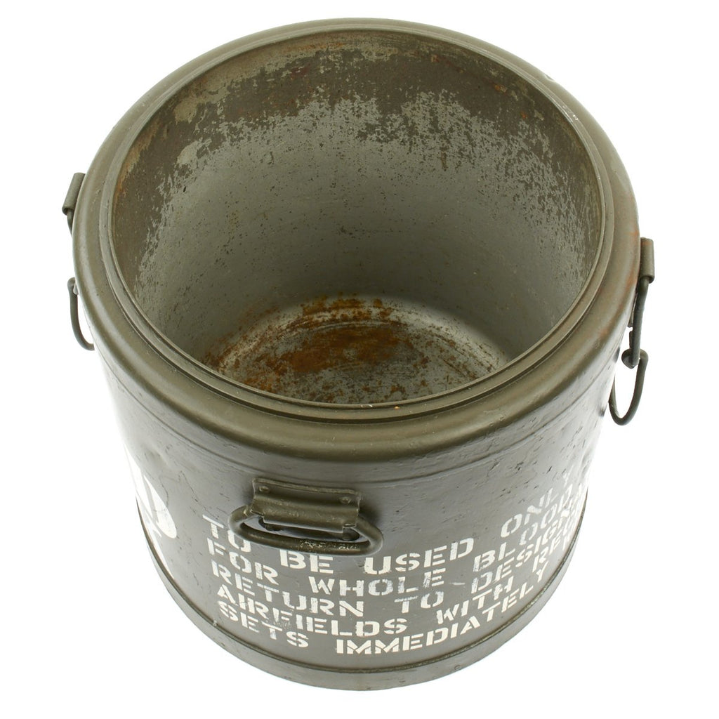 Original U.S. WWII ETO Blood Bank M-1941 Mermite Can Dated 1942 ...