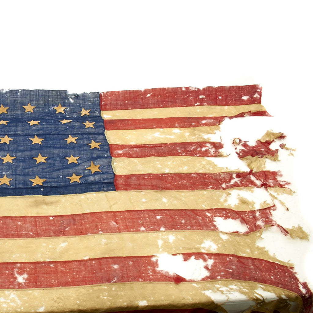 Original U.S. Civil War Federal Union 34 Star American Garrison Flag ...