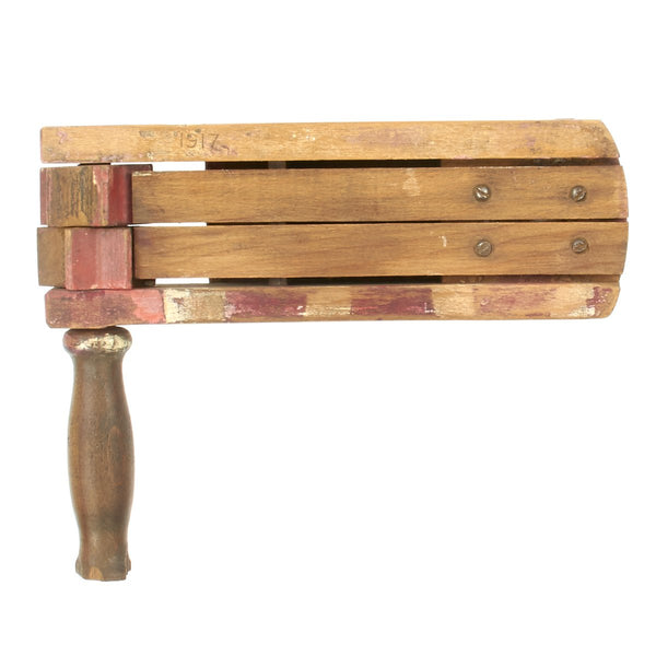 Original WWI British Trench Wooden Gas Attack Rattle reissued for WWII ...