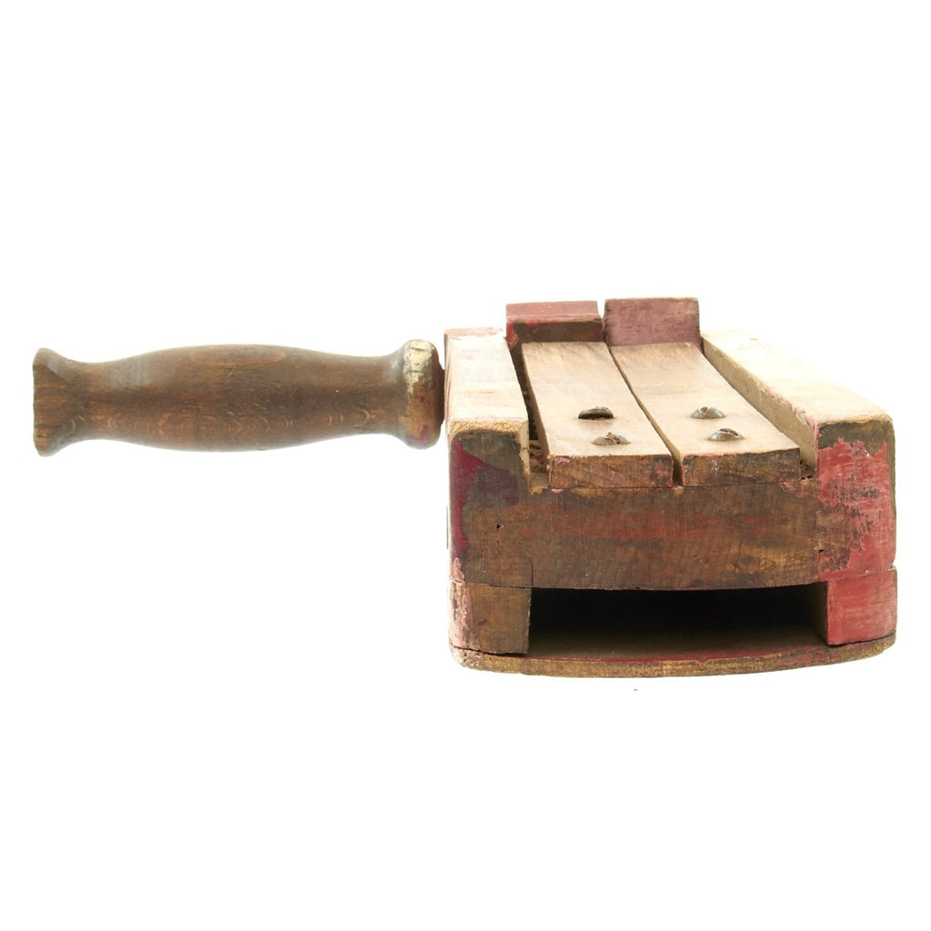 Original WWI British Trench Wooden Gas Attack Rattle reissued for WWII ...