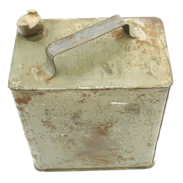 Original British WWI Vickers Machine Gun Water Can dated October 1917 ...