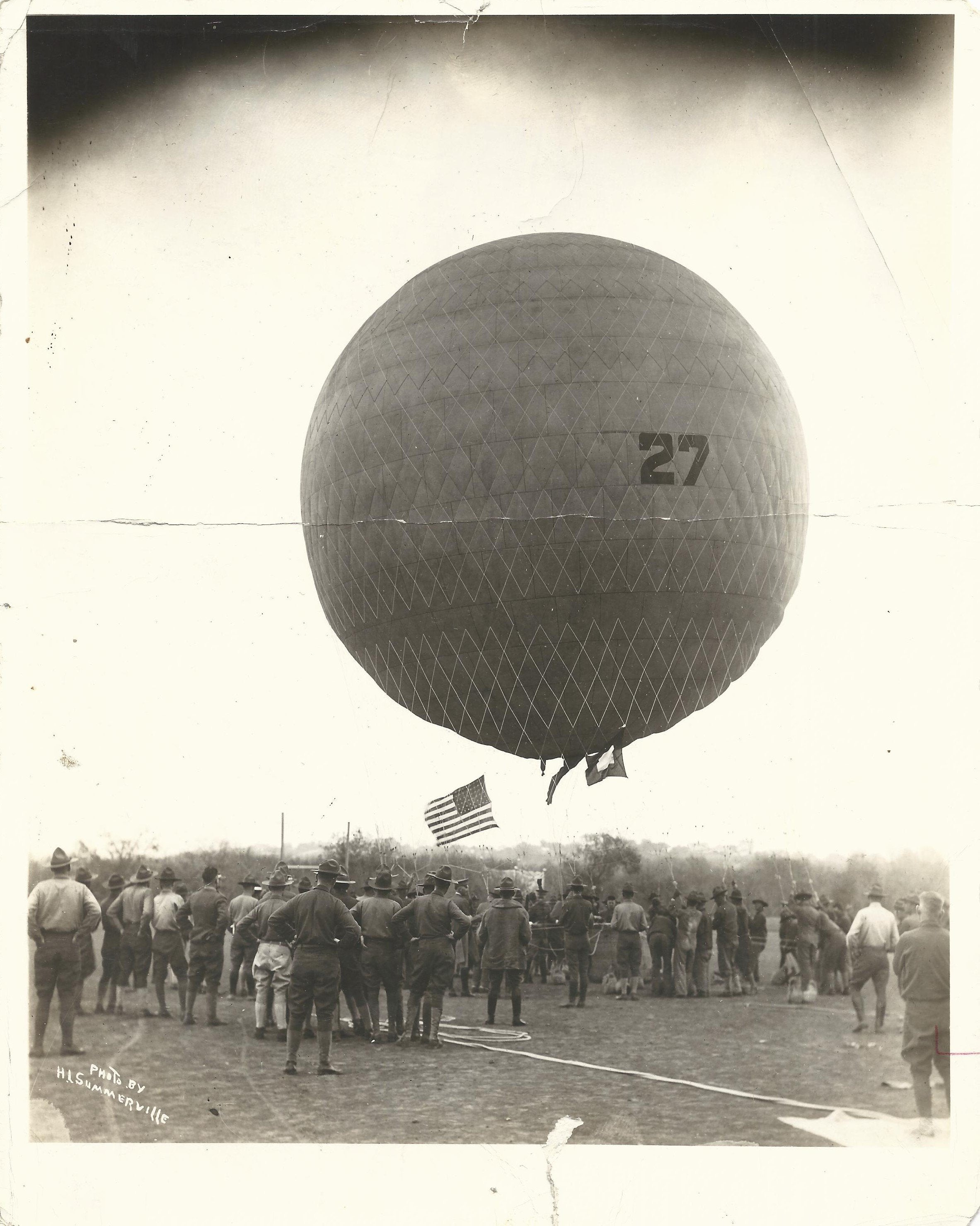 Original U.S. WWI Army Balloon Officer Named Grouping - AEF Army Air ...