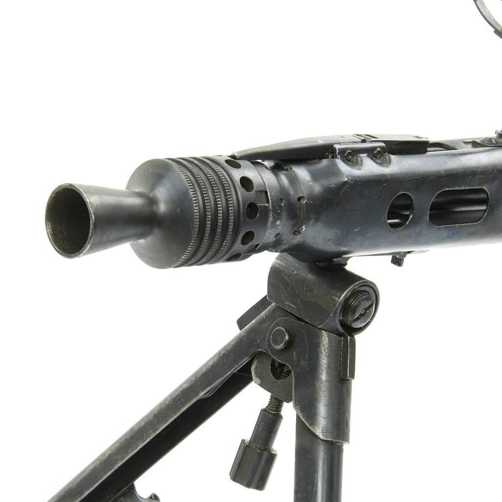 Original German WWII MG 42 Display Machine Gun with Anti-Aircraft Sigh ...