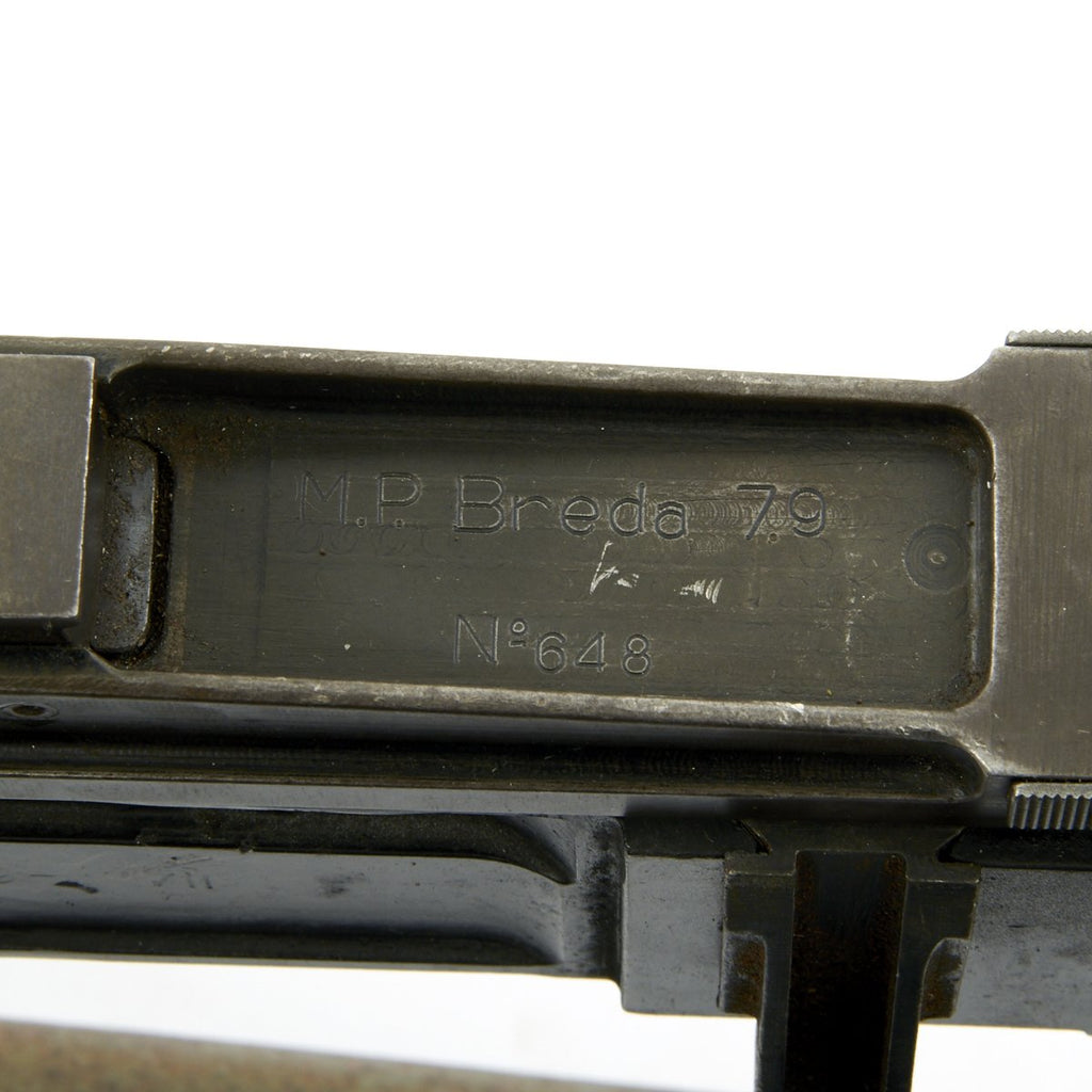 Original Italian WWII Breda Model 37 Display Machine Gun with Tripod a ...