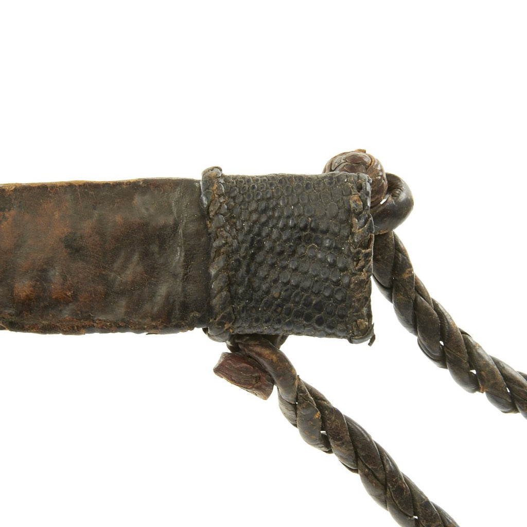 Original Sudanese Mahdi Dervish Arm Dagger with Reptile Leather Scabba ...