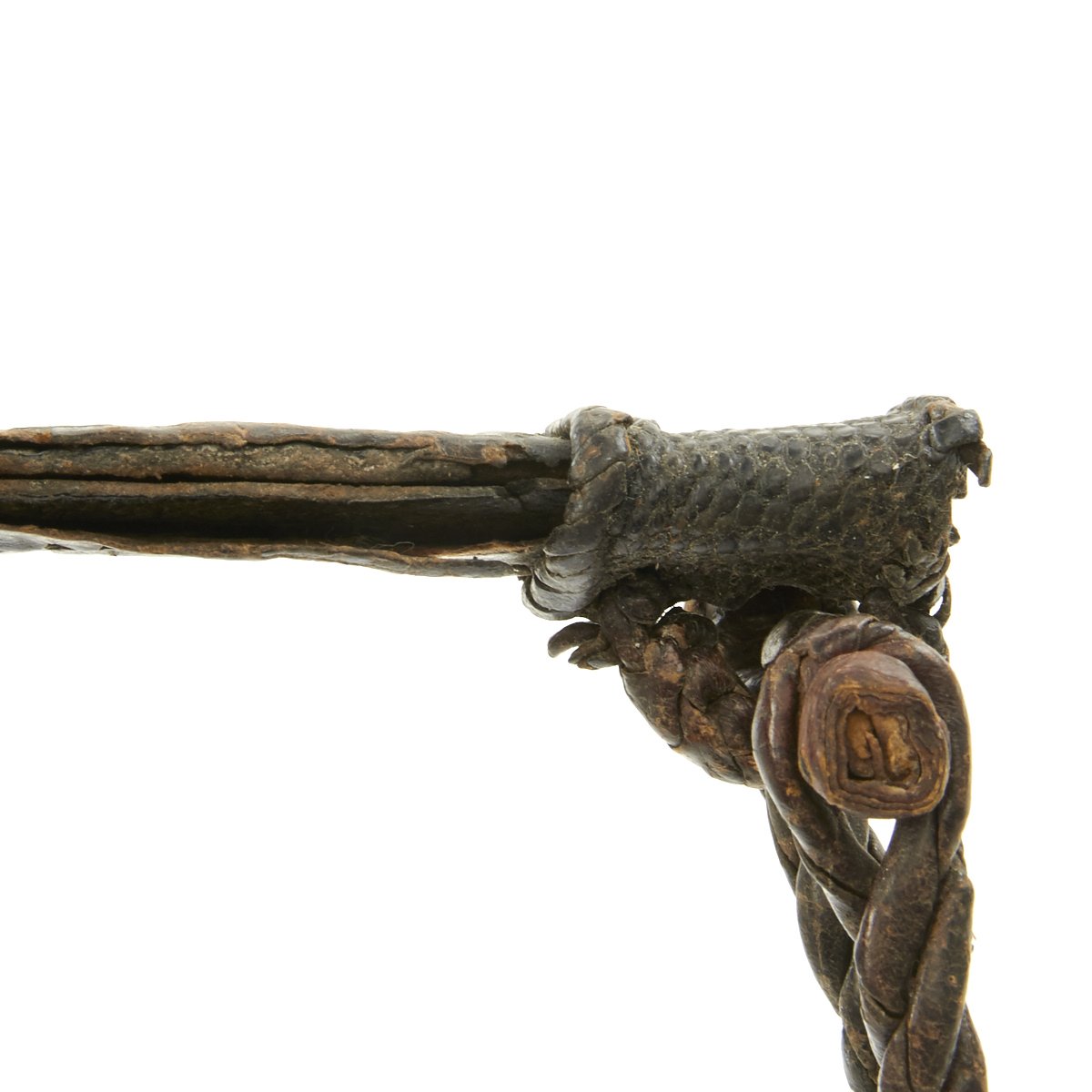 Original Sudanese Mahdi Dervish Arm Dagger with Reptile Leather Scabba ...