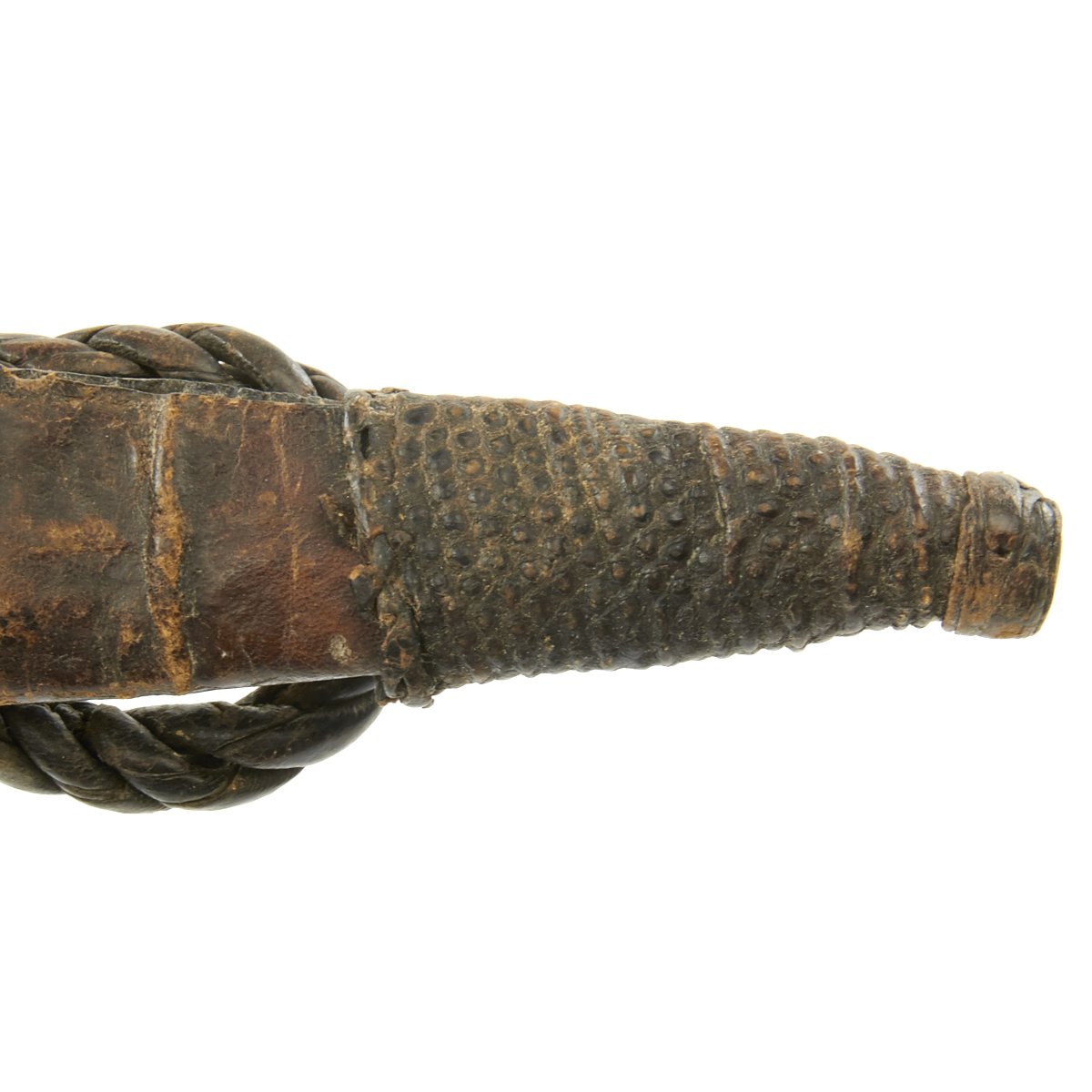 Original Sudanese Mahdi Dervish Arm Dagger with Reptile Leather Scabba ...