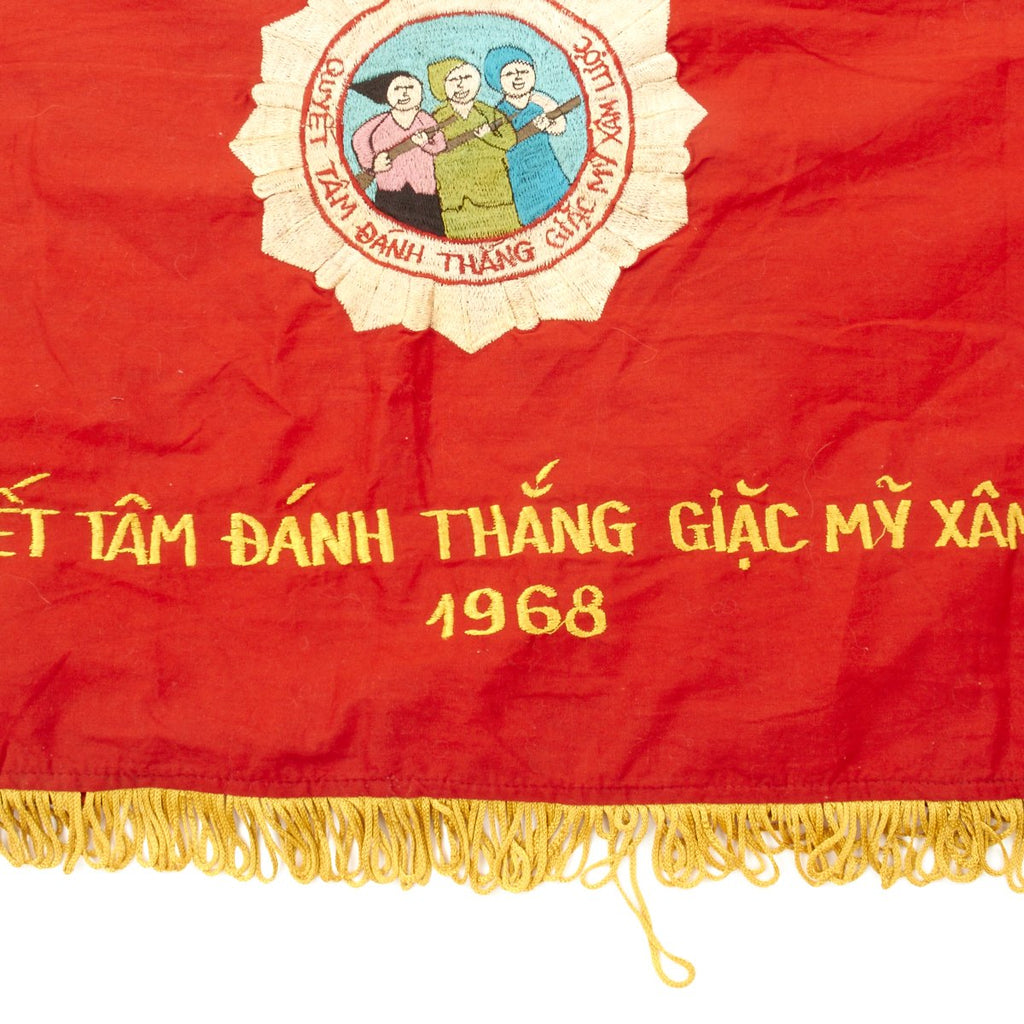Original Vietnam War 1968 NVA Viet Cong Flag People's Liberation Armed ...