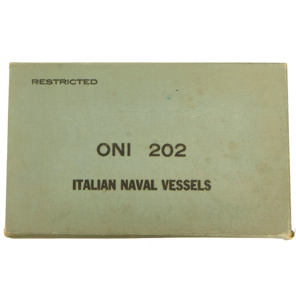 Original U.S. WWII Division of Naval Intelligence Ship Recognition Mod ...