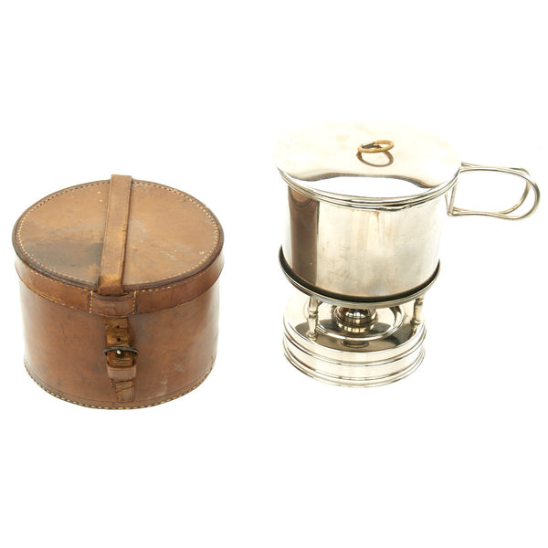 Original British Late Victorian Officer's Field Cooking Set in Leather ...