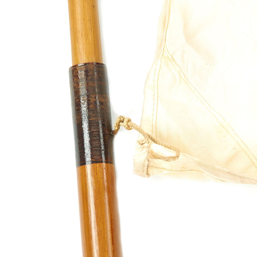 Original Japanese WWII Pilot Bail Out Float Flag with Telescoping Staf ...