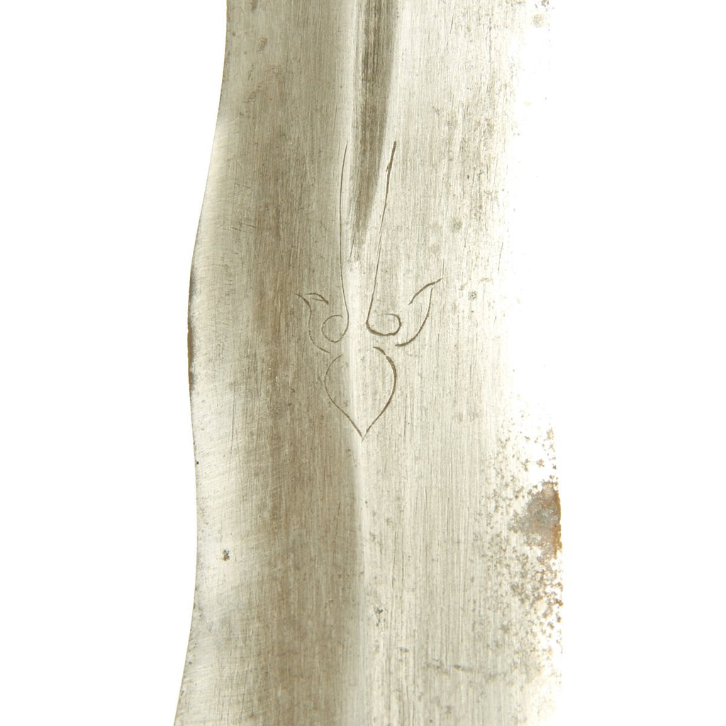 Original 19h Century Moro Kris Short Sword with Scabbard from the ...