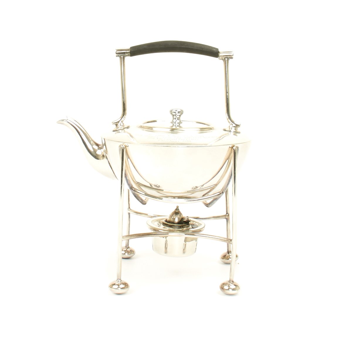 Original British WWI Silver Plated Military Presentation Trench Tea Se ...