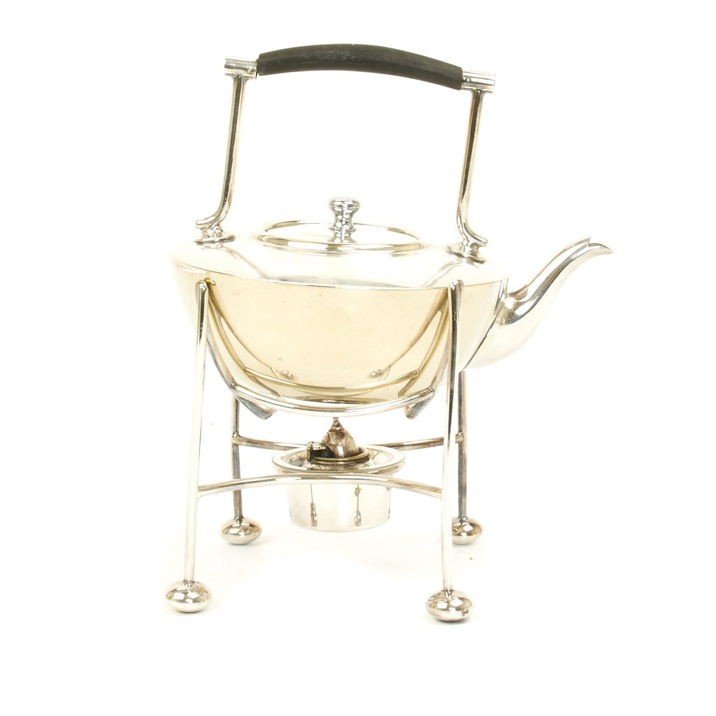 Original British WWI Silver Plated Military Presentation Trench Tea Se ...