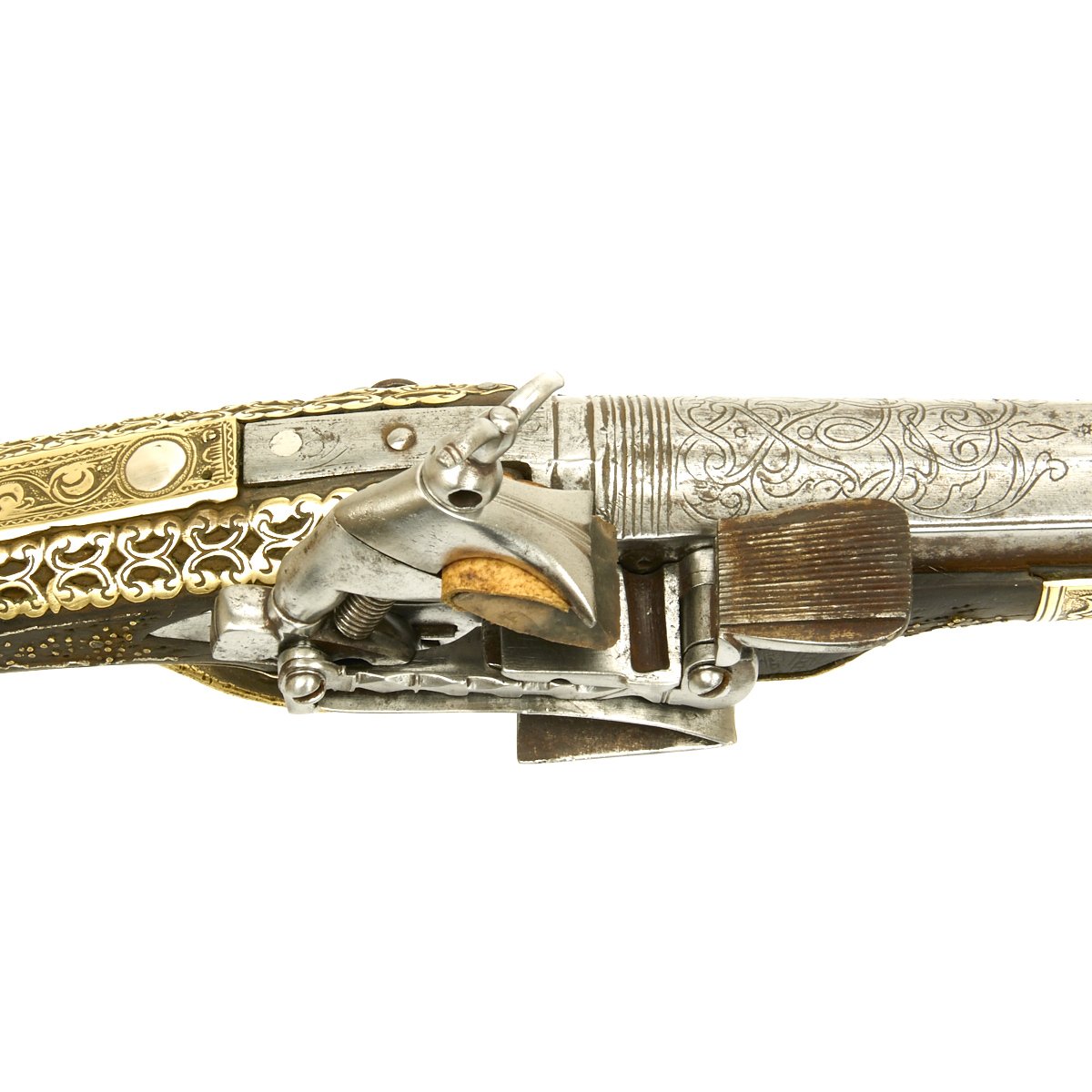 Original Balkan Miquelet Tanchika Long Musket circa 1790 Signed SPERAN ...