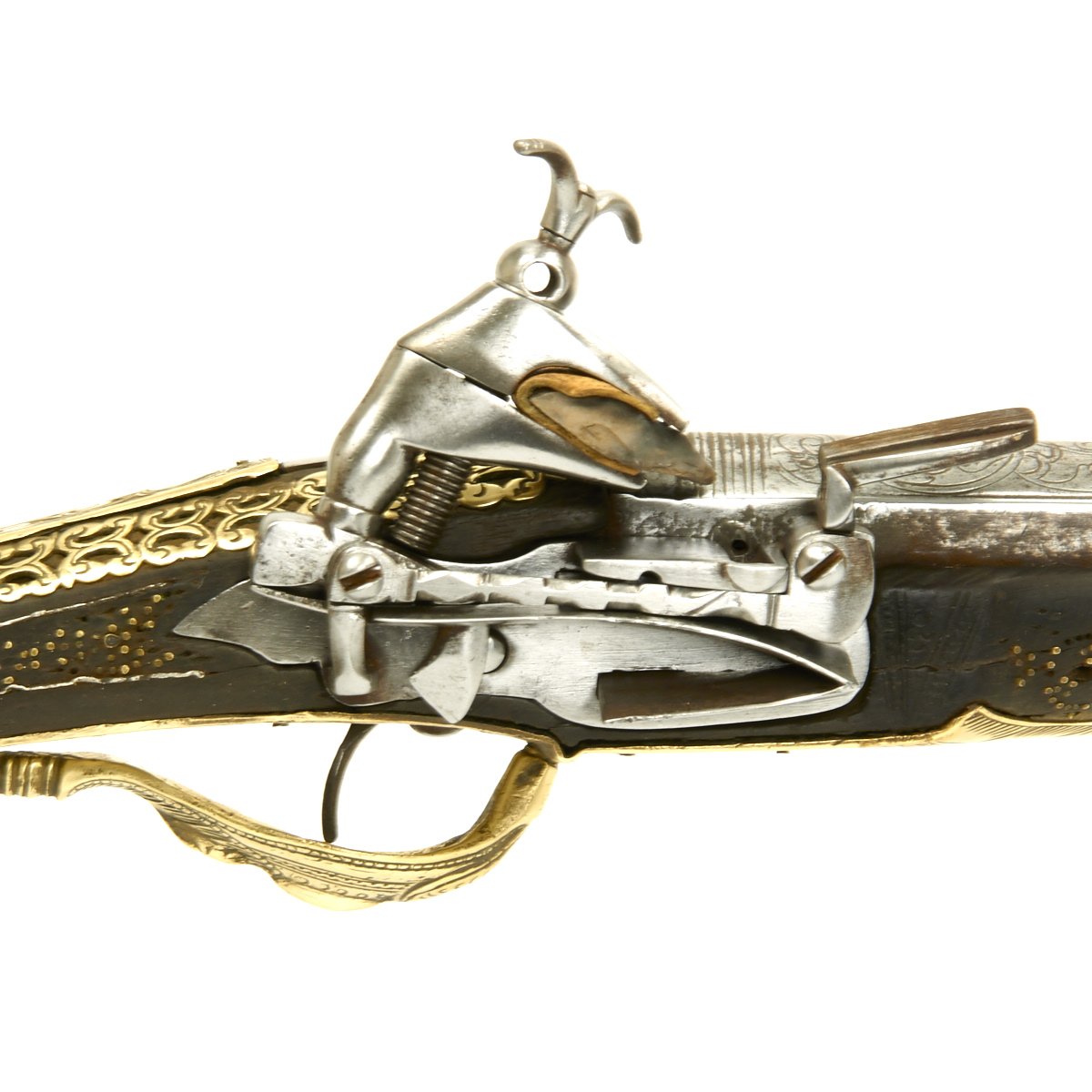 Original Balkan Miquelet Tanchika Long Musket circa 1790 Signed SPERAN ...