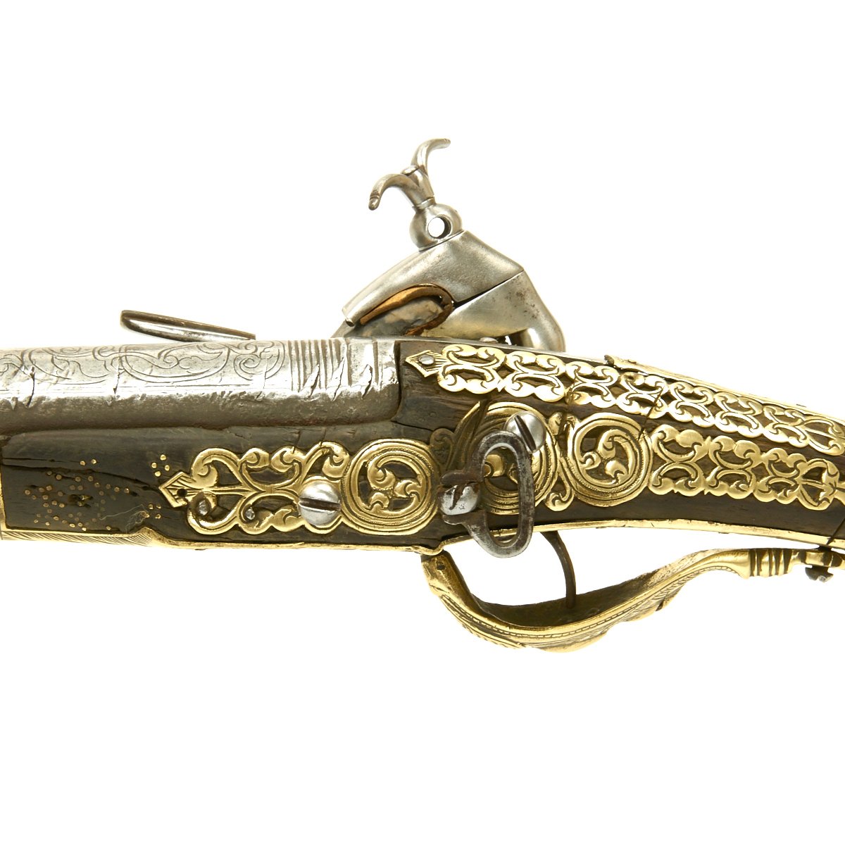 Original Balkan Miquelet Tanchika Long Musket circa 1790 Signed SPERAN ...