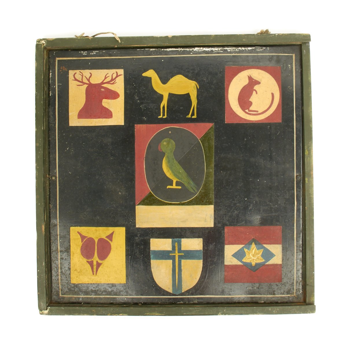 Original WWII British Army Pre D-Day Depot Gate Sign with Sliding Pane ...