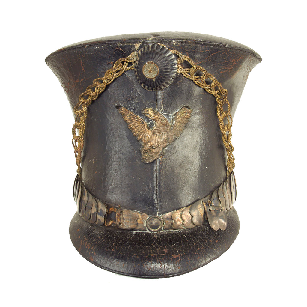 Original U.S. Seminole Wars Era Model 1824 Bell Crown “Tar Bucket” Sha ...