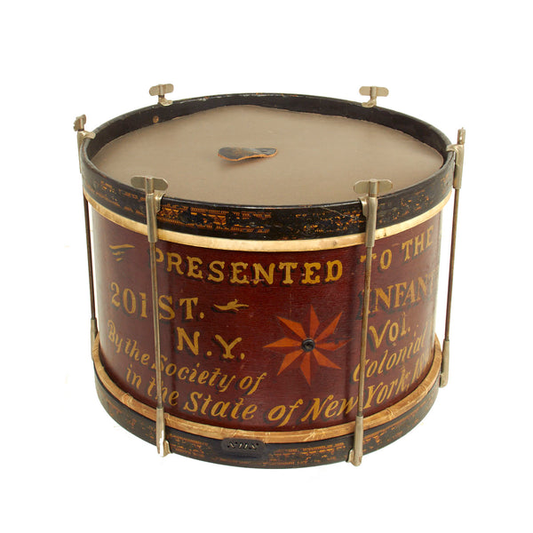 Original U.S. 1898 Spanish-American War Snare Drum Presented to the 20 ...