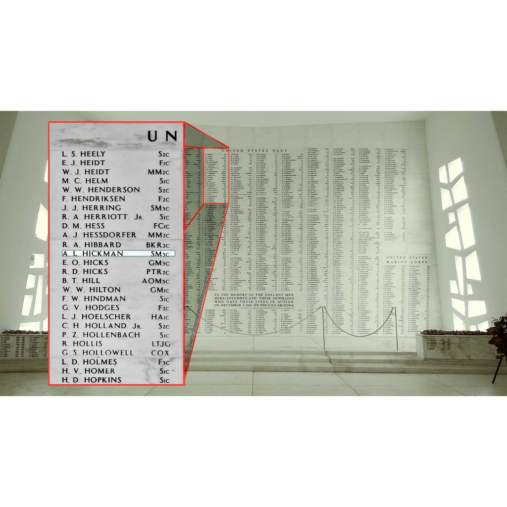 Original U.S. WWII U.S.S. Arizona Casualty Signalman 3rd Class Arthur ...