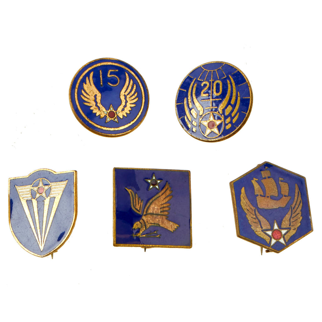 Original U.S. WWII US Army Air Forces Enamel Distinctive Unit Insignia ...