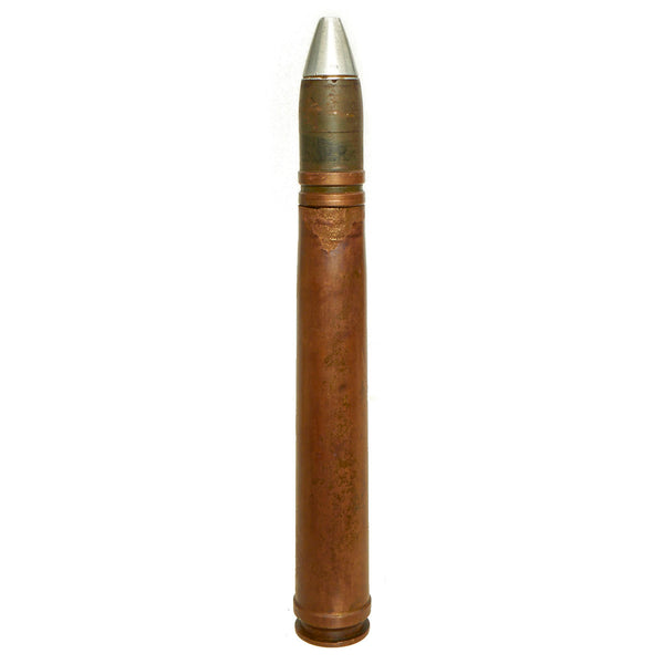 Original German WWII Inert 3.7cm Flak 18 Anti-Aircraft Round - Dated 1 ...