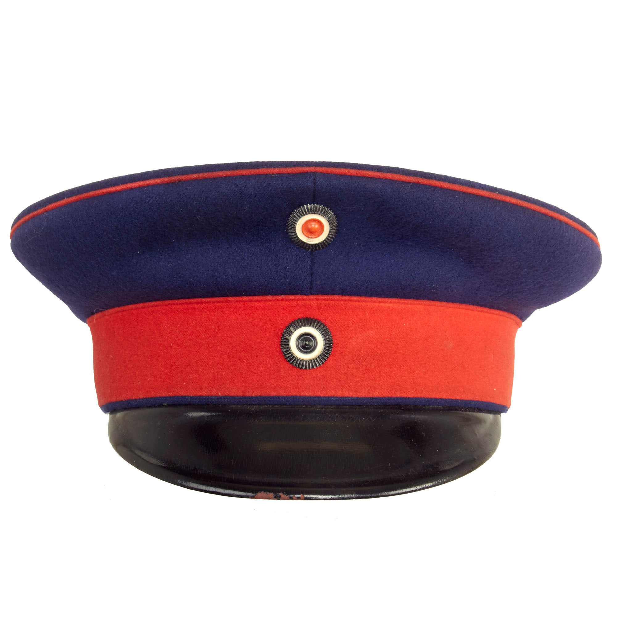 Original Imperial German WWI Prussian Dark Blue Infantry EM/NCO Visor ...