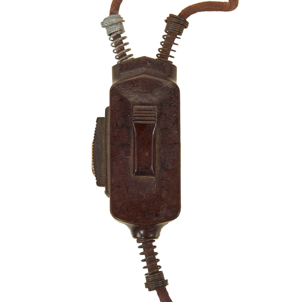 Original German WWII Panzer Armored Vehicle Model B Headset with Throa ...