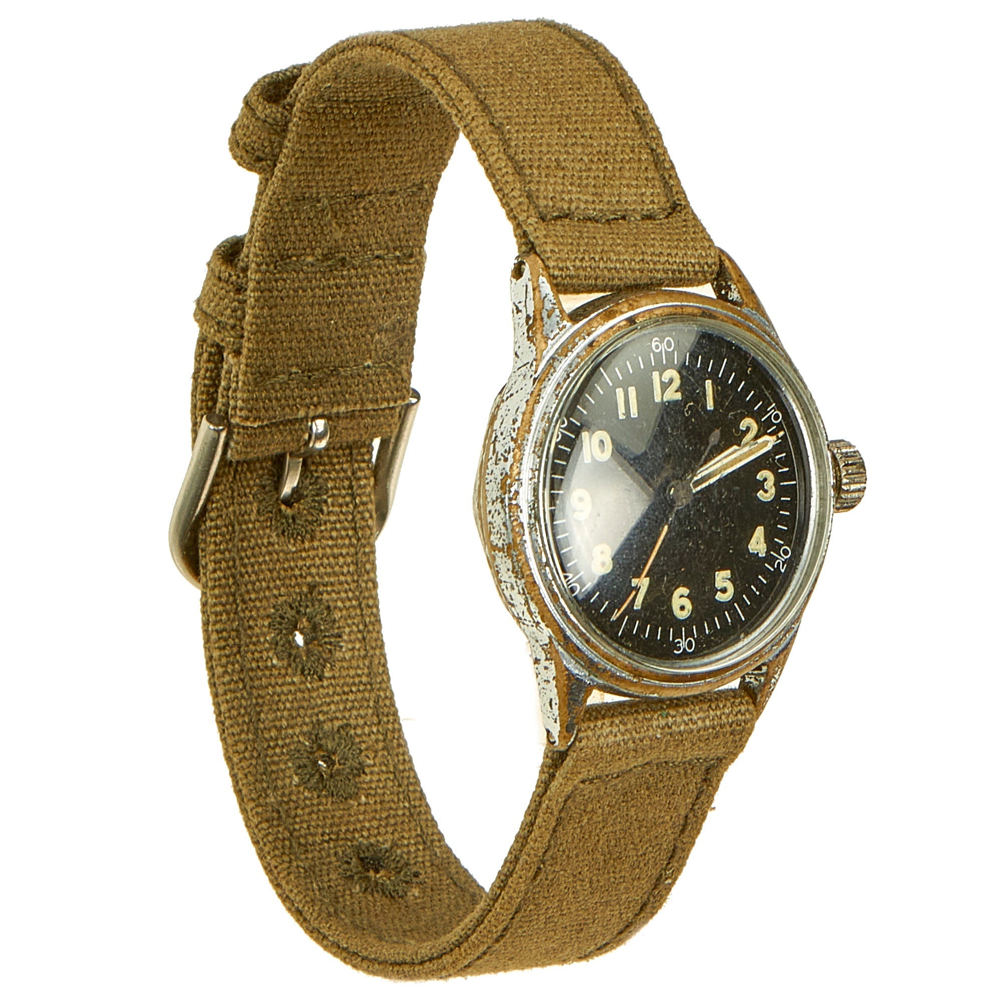 Original U.S. WWII Type A-11 USAAF Wrist Watch by Elgin Converted For ...