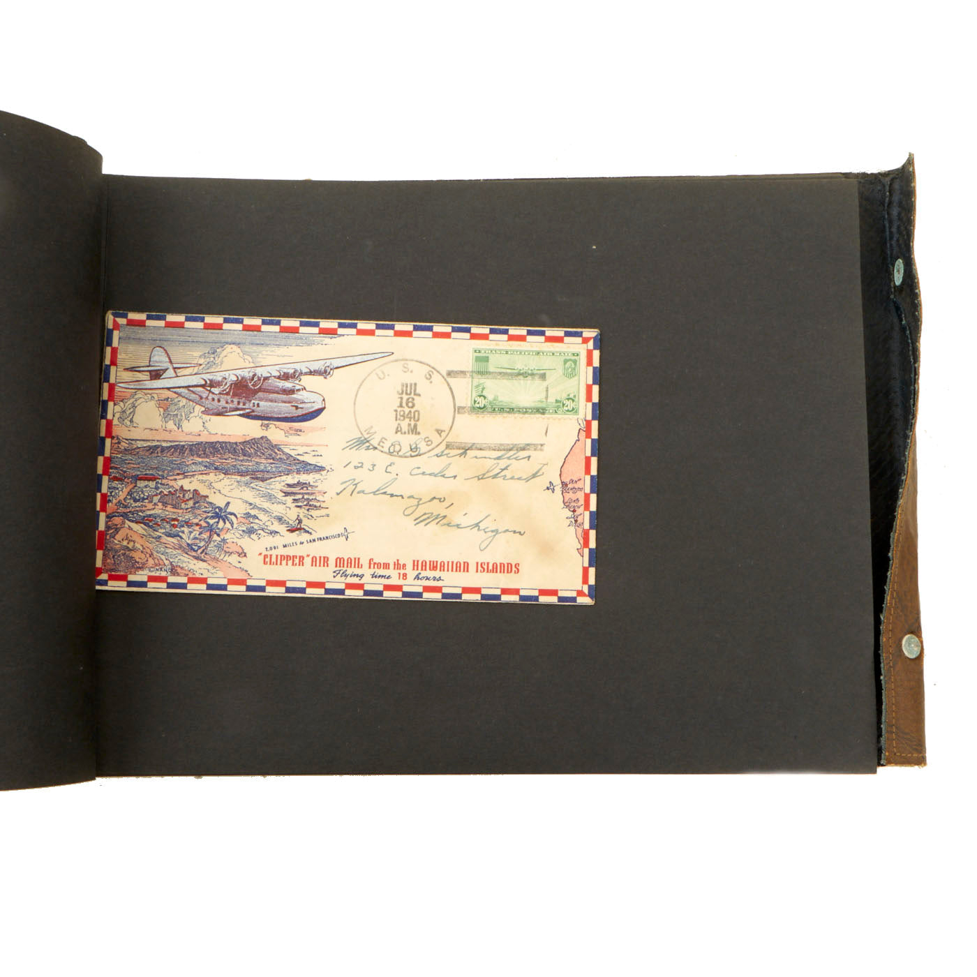 Original U.S. Interwar United States Navy USS Arizona 1936 Hawaiian Ma ...